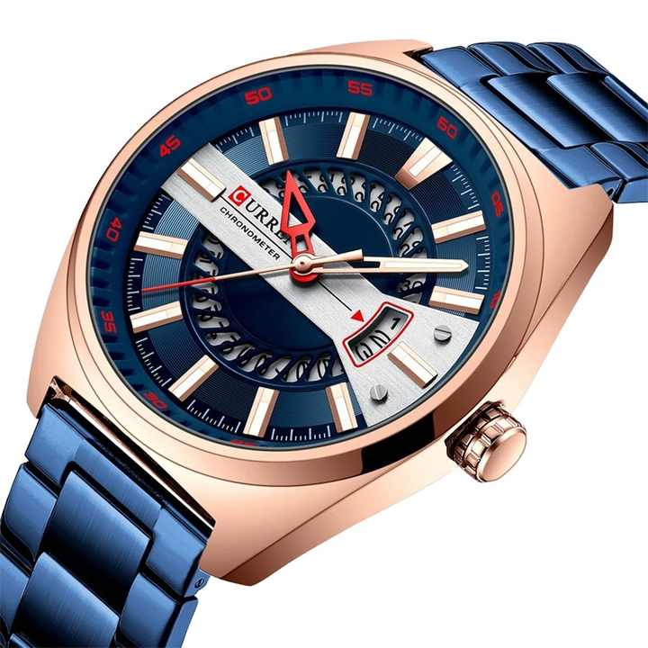 CURREN 8403 Men's Watch - Stainless Steel Luxury Quartz