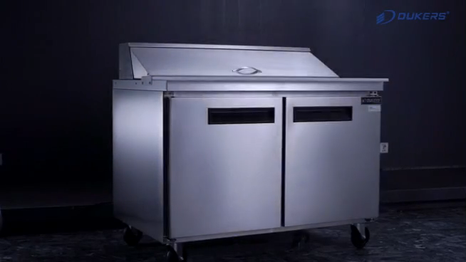 Stainless Steel Commercial Kitchen Refrigerator - 3 Doors