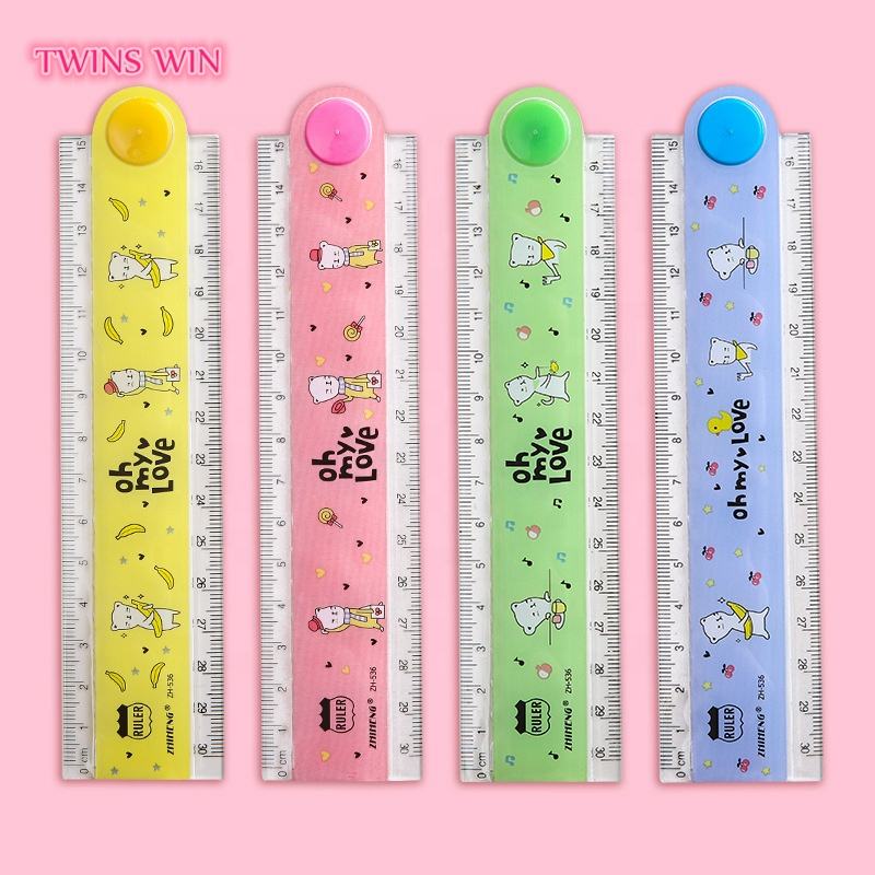 Unique Design 30cm Plastic Folding Straight Ruler Lightweight ...