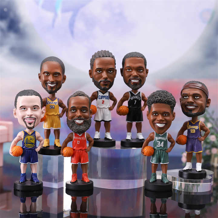 Wholesale Custom Bobble Head Figure - Basketball Player Statuette