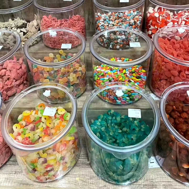 ECOBOX Round Container Powder Spices Candy Storage Container Storage ...