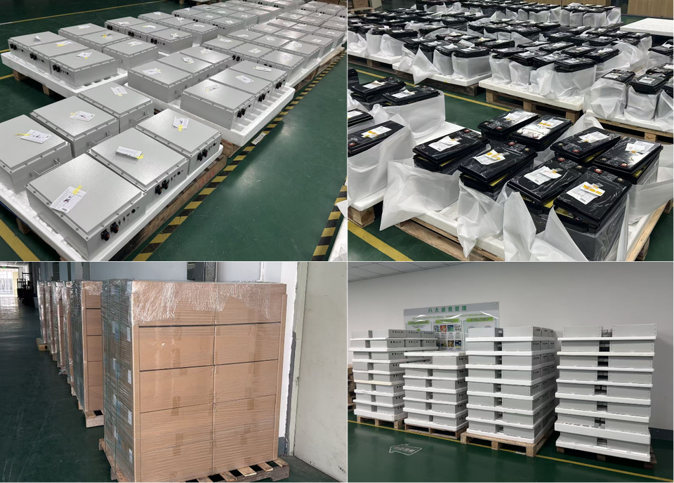 Solar Power System Stackable LiFePO4 Battery Energy Storage Home Use ...