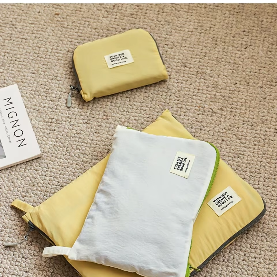 Compression Packing Cubes for Travel-Polyester Zipper Luggage and ...