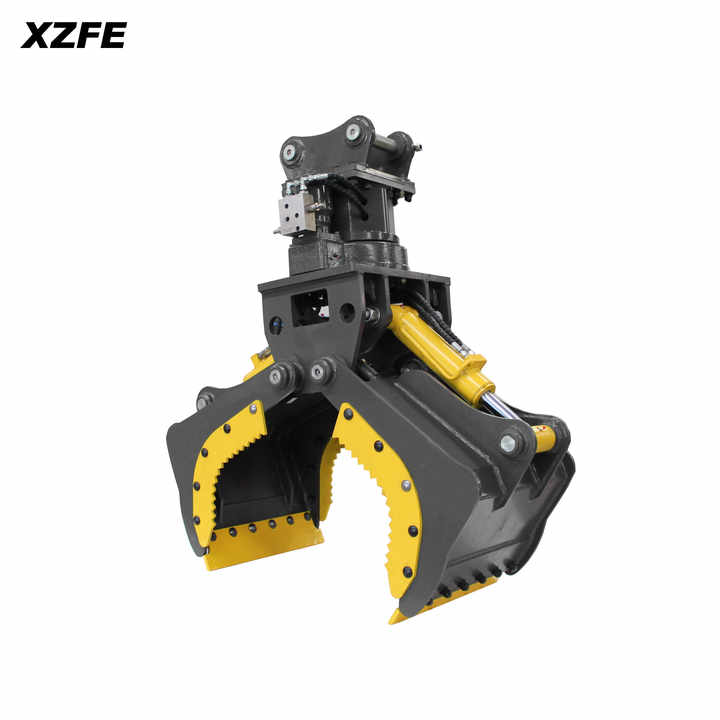 New Hydraulic Excavator Sorting Grab Square Rotating Demolition Grapple ...