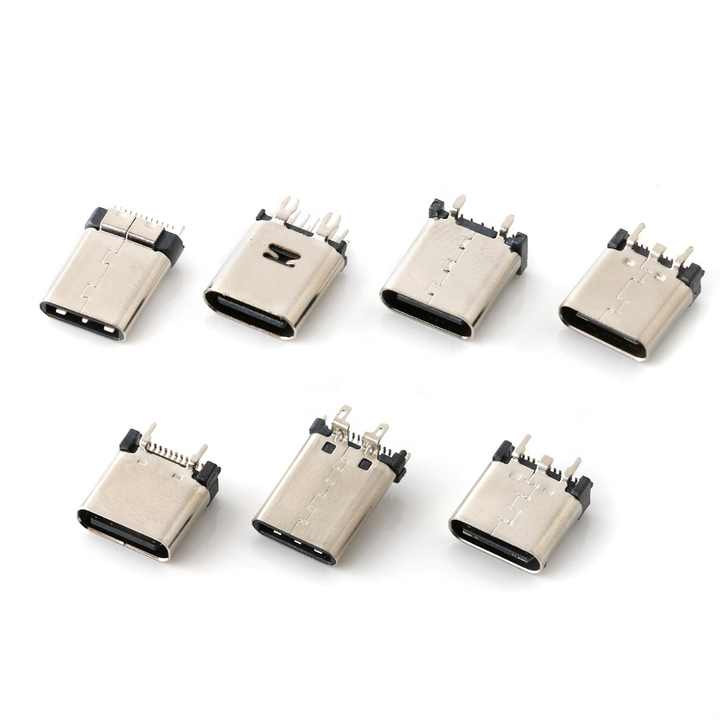 USB C Male Connector 24pin for PCB - Gold Plated Copper