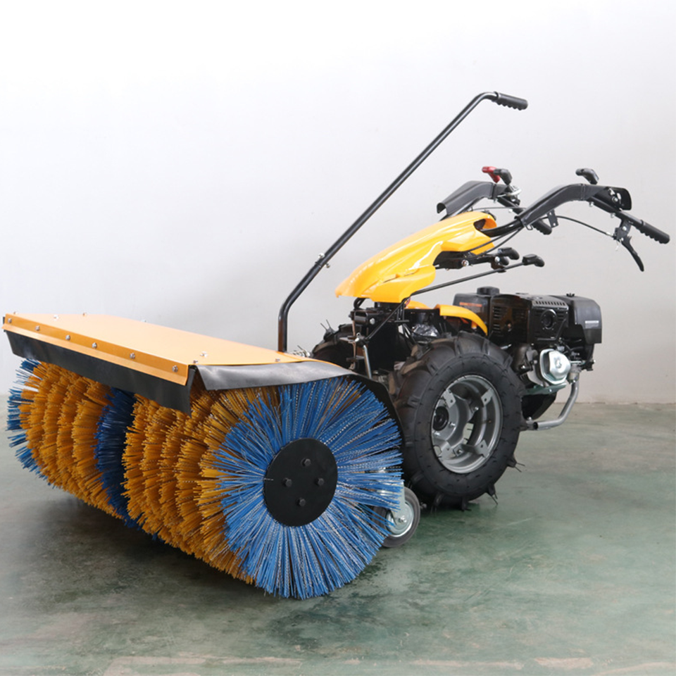 Industrial 15HP Gasoline Snow Plow for Road and Sidewalk Snow Sweeper ...
