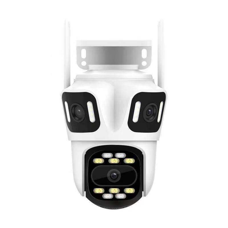 8X Zoom Four Lenses Smart Wireless CCTV PTZ IP Camera Cctv 4MP Outdoor ...