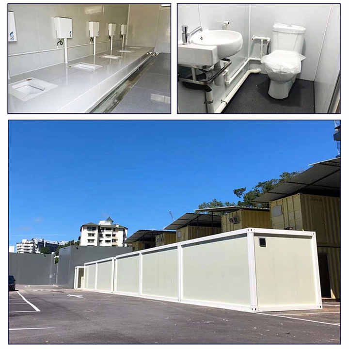 Luxury Mobile Toilets - Durable, EPS Wall Panel Public Toilets