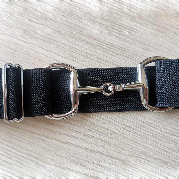 1.5 Inches Silver Horse Snaffle Bit Buckle Equestrian Belt for Rider ...