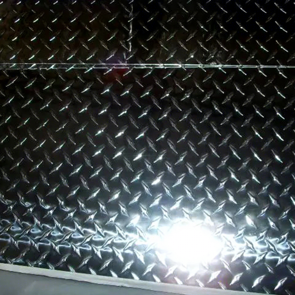 5000 Series Aluminum Alloy Checker Plate 5182 5052 5050 5mm 20mm ...