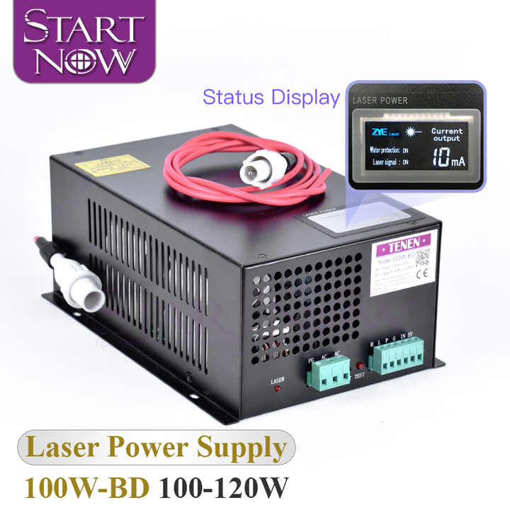 Startnow 100W-BD Laser Power Supply With Display Screen for 90W 120W ...