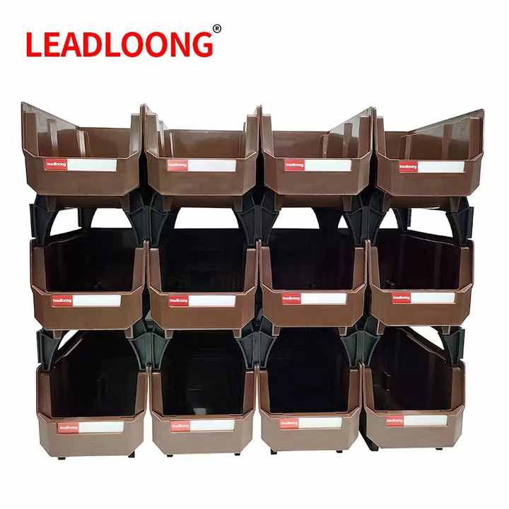 Foldable & Stackable Plastic Storage Bin for Garage OEM