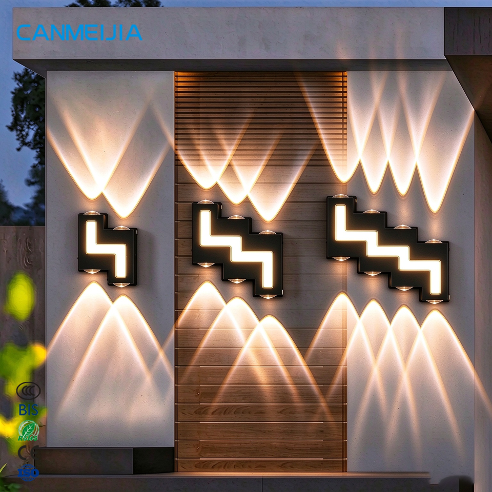LED Outdoor Wall Lamp 7W 10W 12W up and Down Light Emitting Waterproof ...