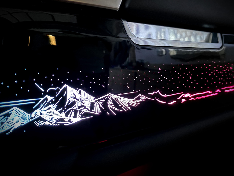 SJC 64 Color Car Interior Ambient Lighting for Land Rover Vogue Sport ...