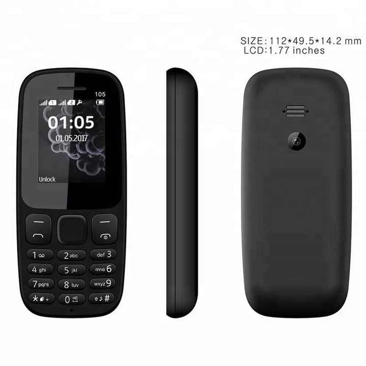 Hot Selling 106 Unlocked GSM Dual SIM Bar Design Feature Phone with ...