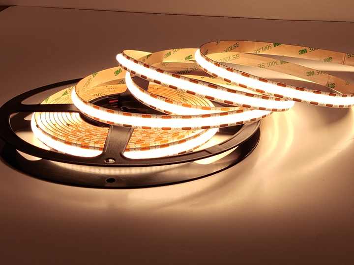 Tiras LED COB flexibles de Corte libre CUL Top-View de cualquier ...