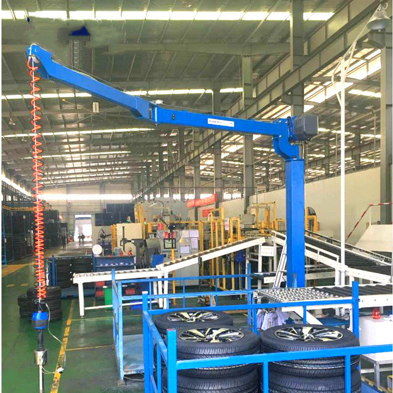 Soluzioni Affidabili con pillar fixed jib boom crane 360 rotating jib ...