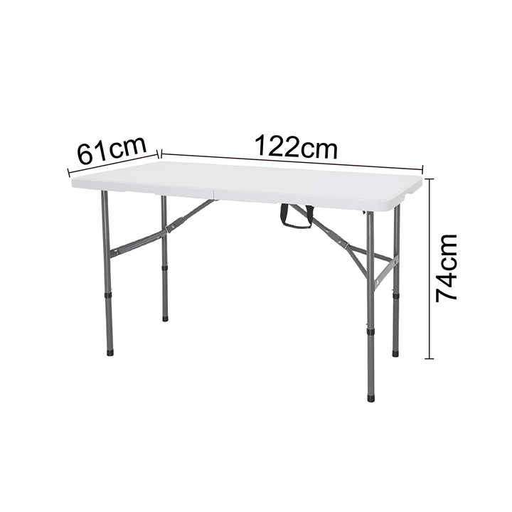 Commercial Grade Rectangular HDPE Folding Table for Outdoor Events ...
