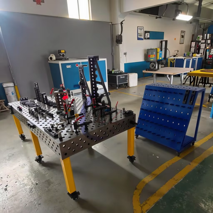 Precision 3D Nitriding Welding Fixture Table Cast Iron Three ...
