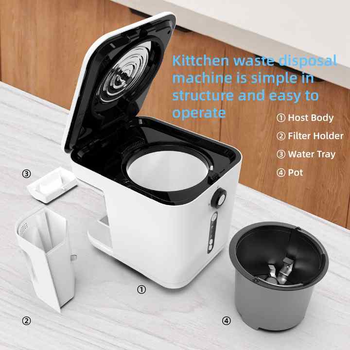 Kitchen Food Waste Garbage Disposer/composter Electric Compost Machine ...