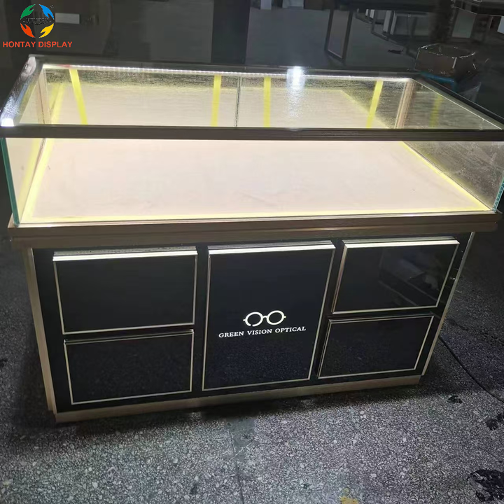 Luxury Trend Design Jewel Counter Display Super High LED Lighting with ...