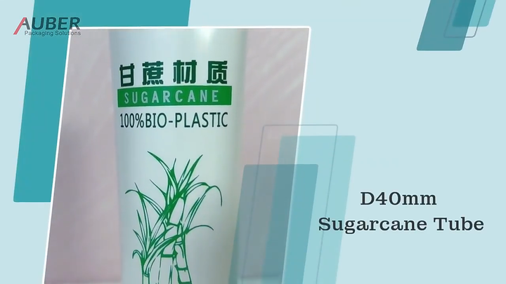100% Sugarcane Tube Empty Plastic Squeeze Bottles Refillable Travel ...