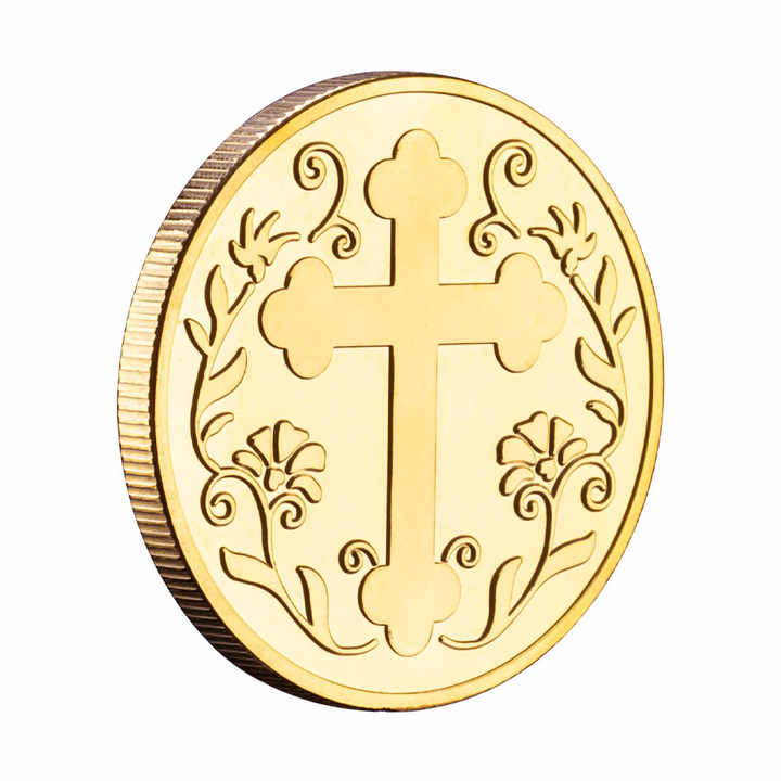 Cross Coin - Steward of God's Gifts - Collectible Souvenir