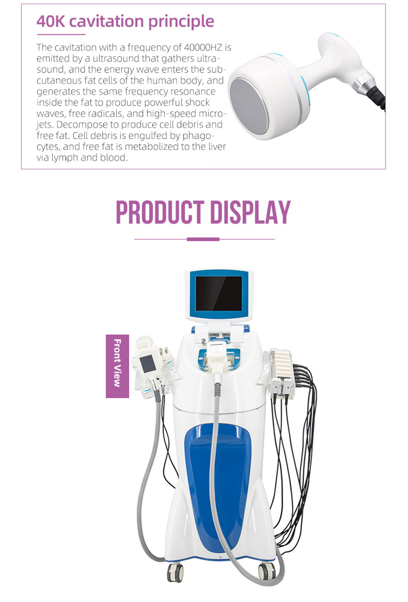 VACA 5 In 1 Body Contouring Machine 40K Cavitation, Laser Lipolaser ...