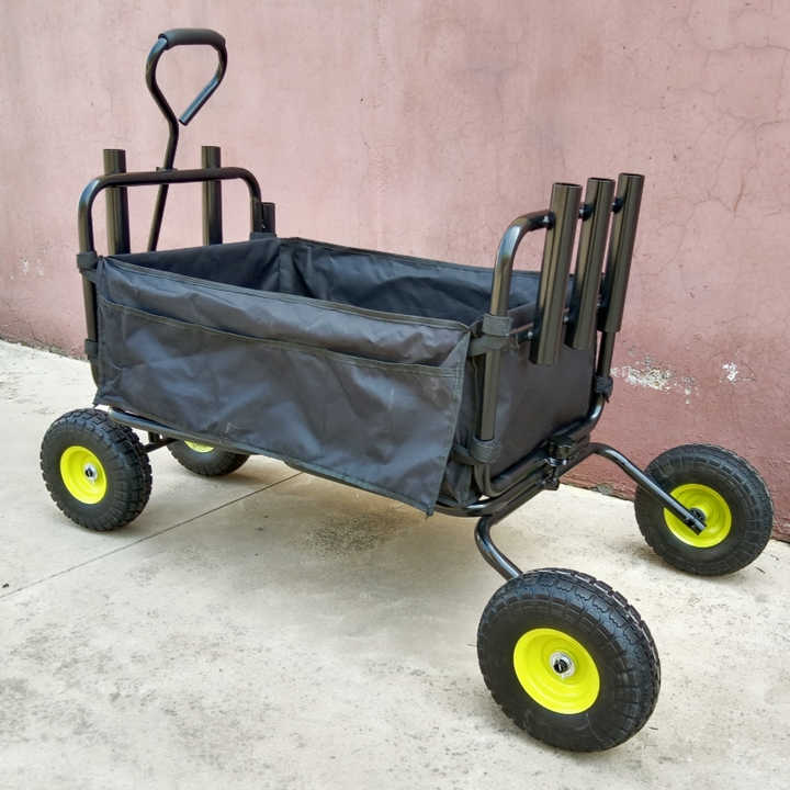 Beach Carts with Big Wheels for Sand Heavy Duty Metal Wagons Hand ...