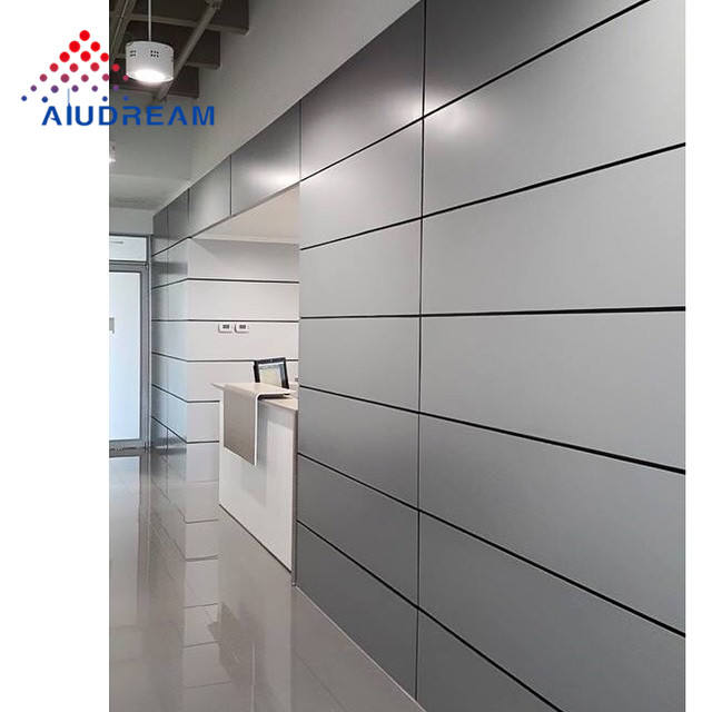 Silver grey acp factory alucobond panels aluminium wall cladding panels ...