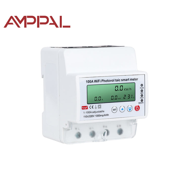 4P Tuya WiFi Single-Phase 100A Prepaid Metering Switch Protection ...