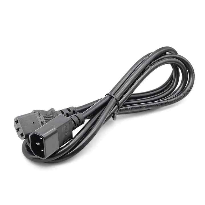 Power Cord C14 to C13 Female to Male IEC Extension Connector for ...