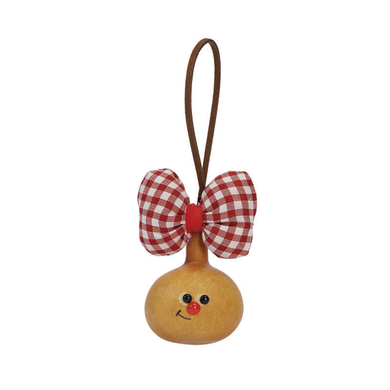 Handmade Wood Gourd Pendant Cute Cartoon Calabash Hanging Ornament Hand ...
