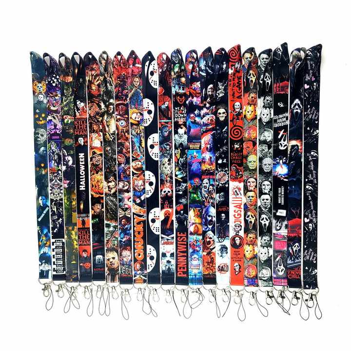 Halloween Horror Series Grimace Lanyard Clown Phone Lanyard Card Sleeve ...