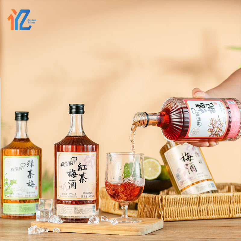 Plum Fruit Wine Sweet Naturally Fermented Carefully Blended in Bottle ...