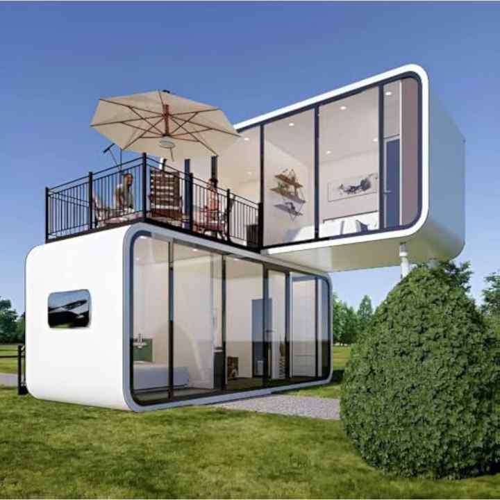 Apple Cabin 20ft 40ft Prefab Homes - Modular & Expandable