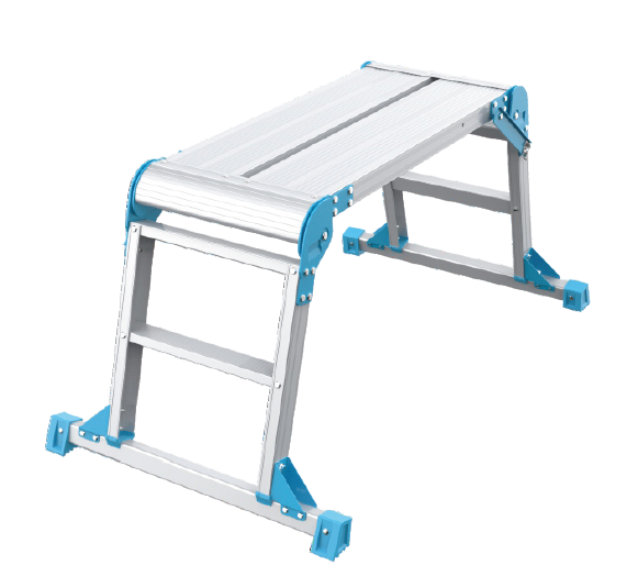 Adjustable height work platform en131 aluminium platform ladder ...