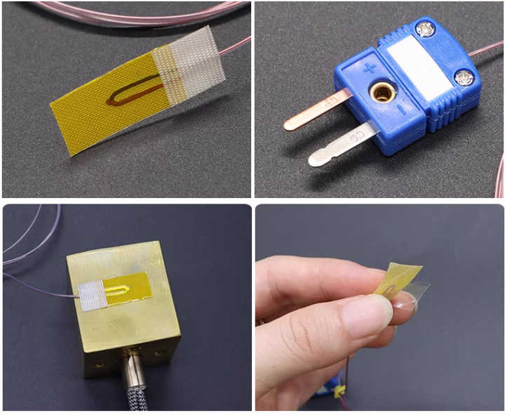 Thin Film Temperature Probe Surface-mounted K Type Self-adhesive ...