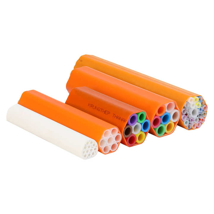 HDPE Micro Duct Tube 7 Way 14/10mm - Fiber Optic Solutions