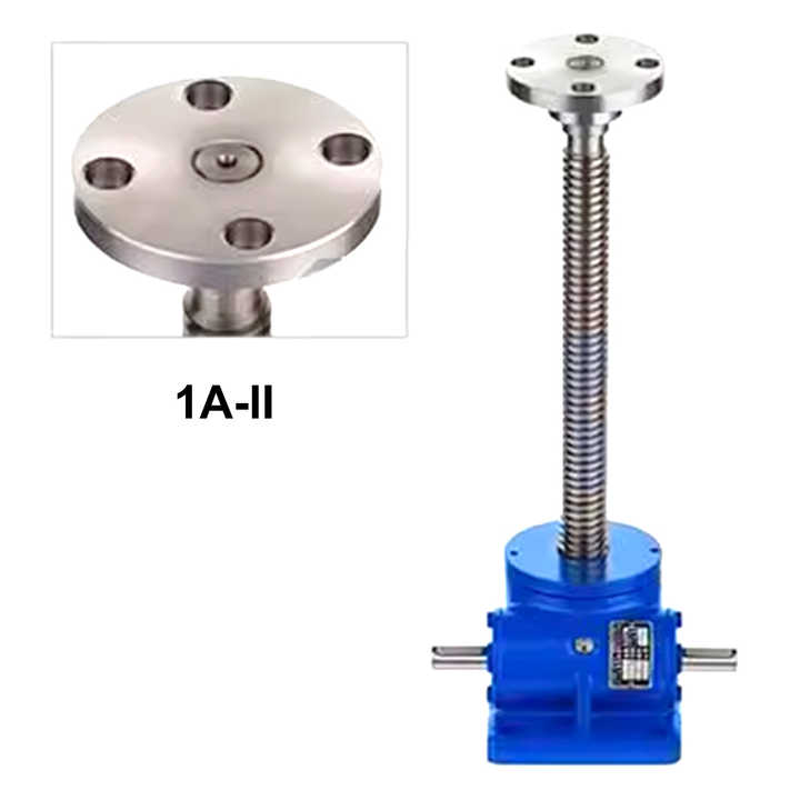 SWL Flange Type Screw Jack Bottle Driven Lift Table Mechanism Worm ...