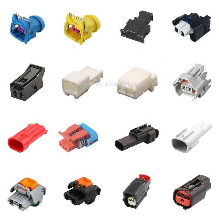 1 Pin Auto Unsealed Male Wiring Socket Car Cable Harness Connector 7282 ...