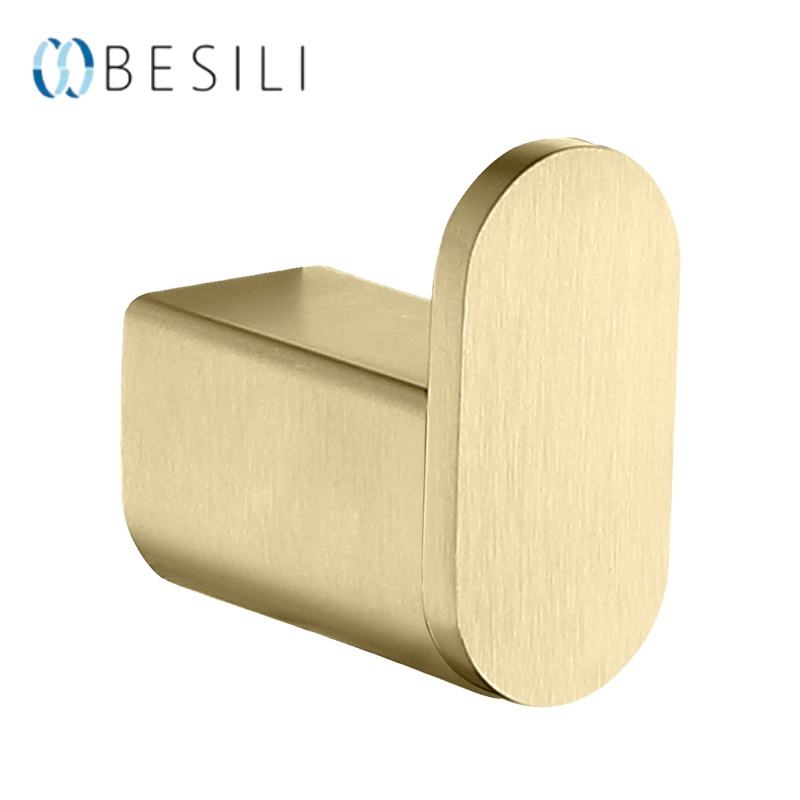 Modern Shower Room Stainless Steel Material Robe Hook Wall Mounted ...