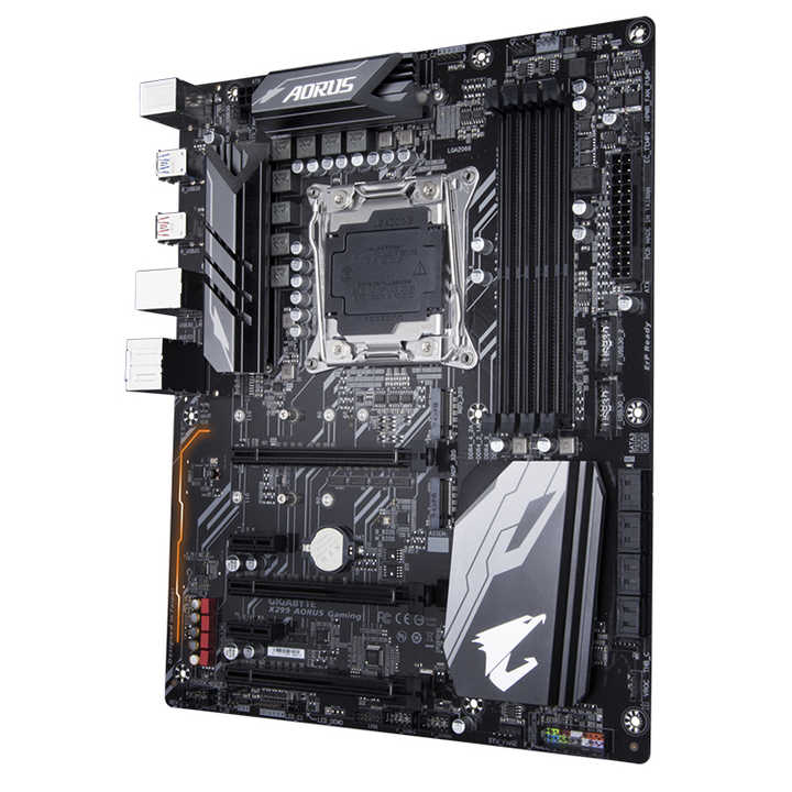 GIGABYTE Intel X299 AORUS Used Desktop Gaming Motherboard with LGA2066 ...