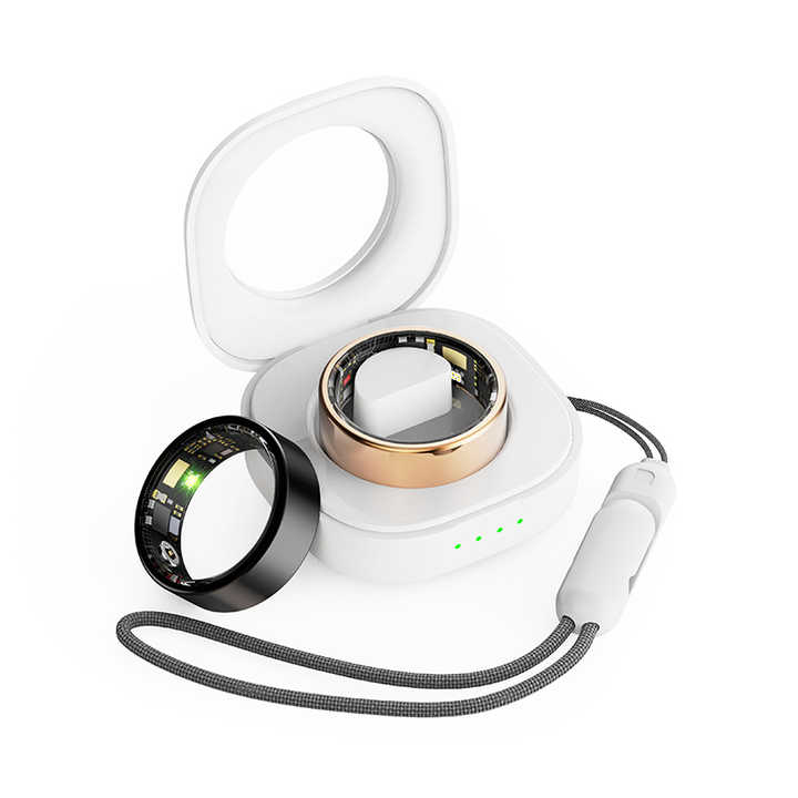 R11 Smart Finger Ring Health Tracker Heart Rate Blood Oxygen Monitoring ...