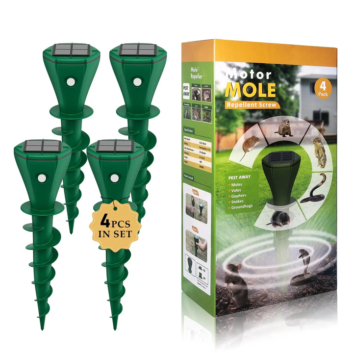 IP65 Outdoor Solar Mole Rodent Gopher Vole Mouse Chipmunk Snake ...