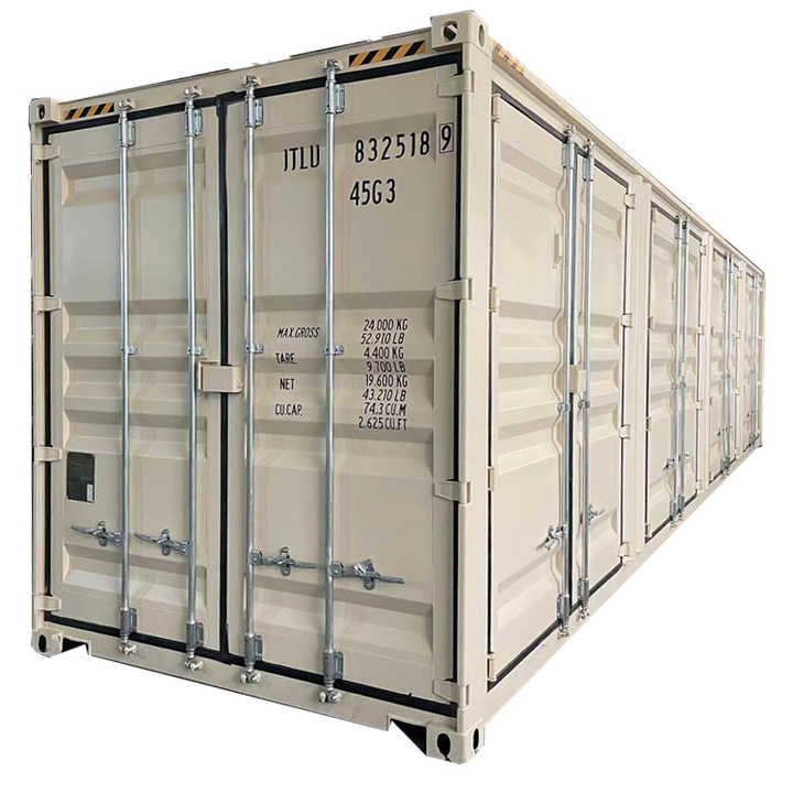 40HQ shipping container with 4 side door Open Side Container 40ft ...