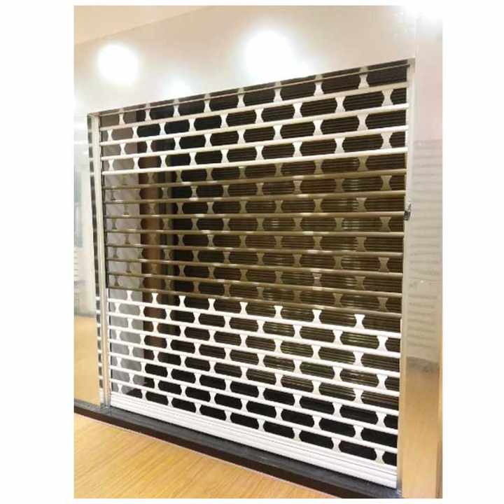 Modern Industrial Stainless Steel Perforated Roll Doors for Ventilation ...