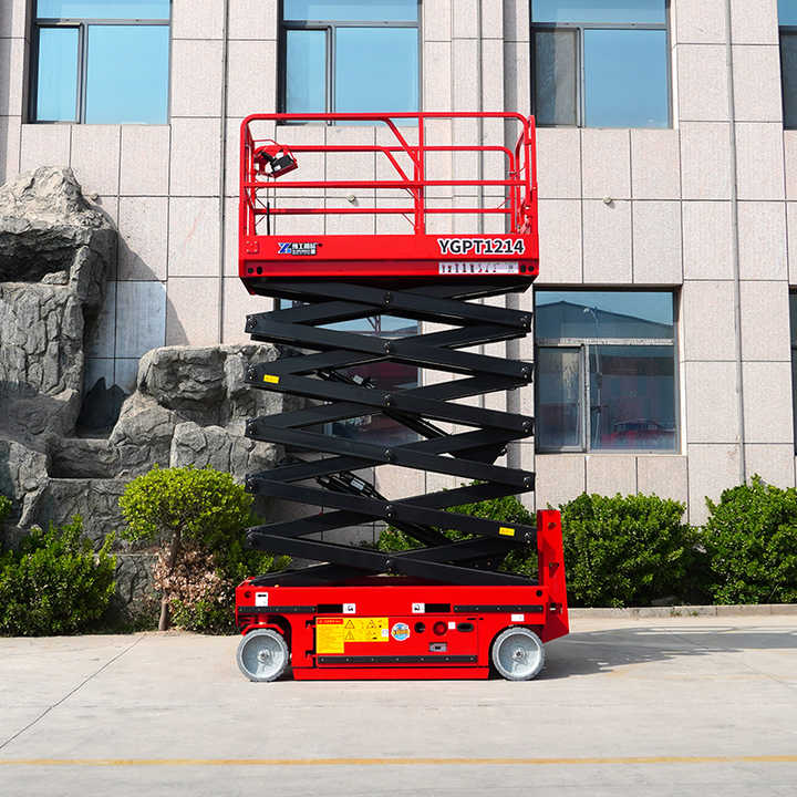Industrial Scissor Lift 500kg Loading Dual Safety Locks Low Noise ...