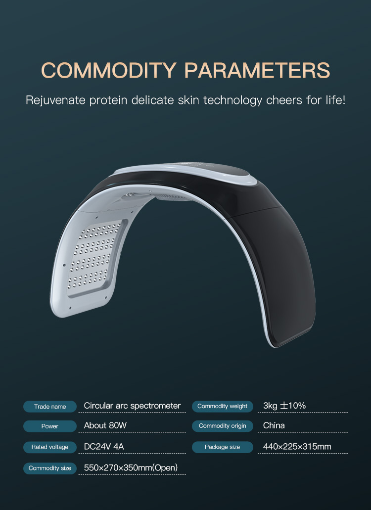 Advanced LED Light Therapy PDT Anti Aging Facial Led Skin Machine For ...