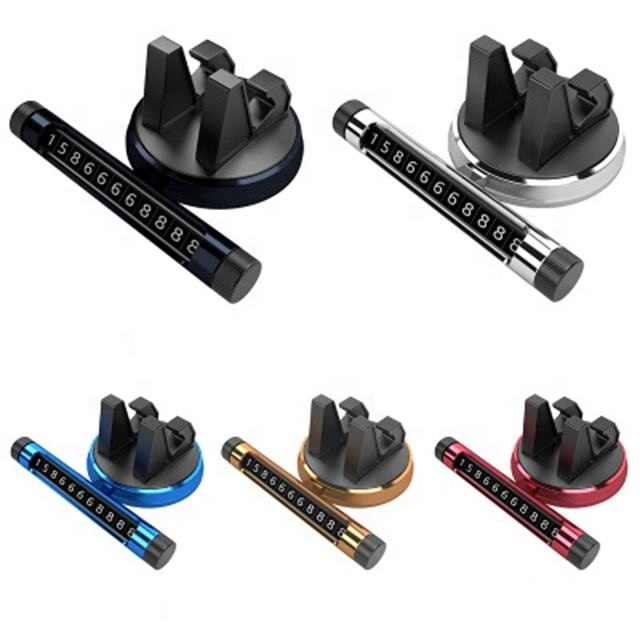 Temporary Car Parking Phone Number Plate Holder Cell Phone Holder for ...